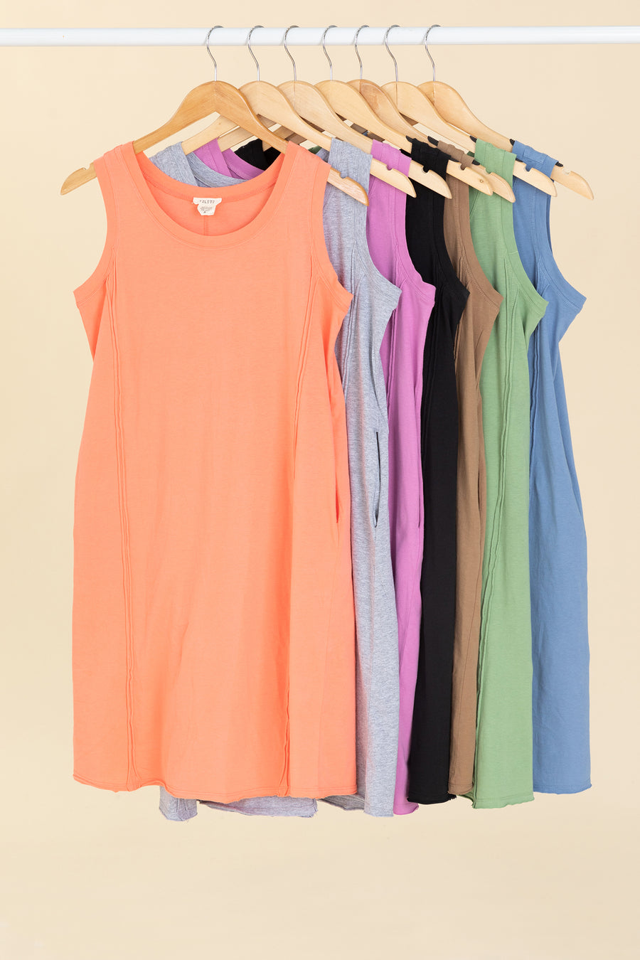 Easy Breeze Raw Edge Cotton Dresses · Filly Flair