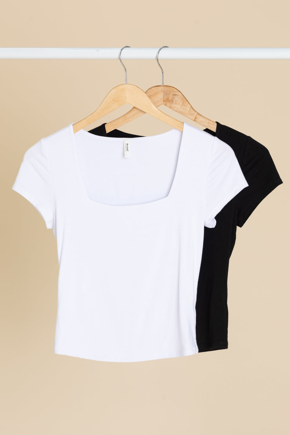 Soft Square Neck Knit Tees · Filly Flair