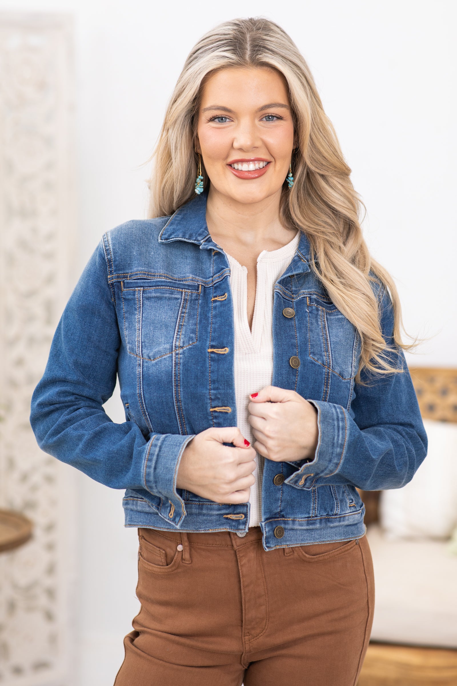 Sneak Peek Denim Jacket · Filly Flair