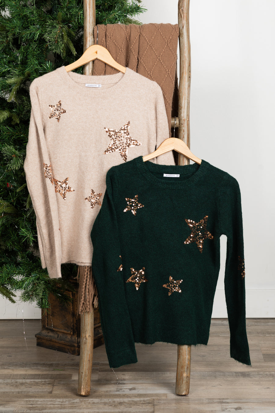Beaded Stars Sweater · Filly Flair