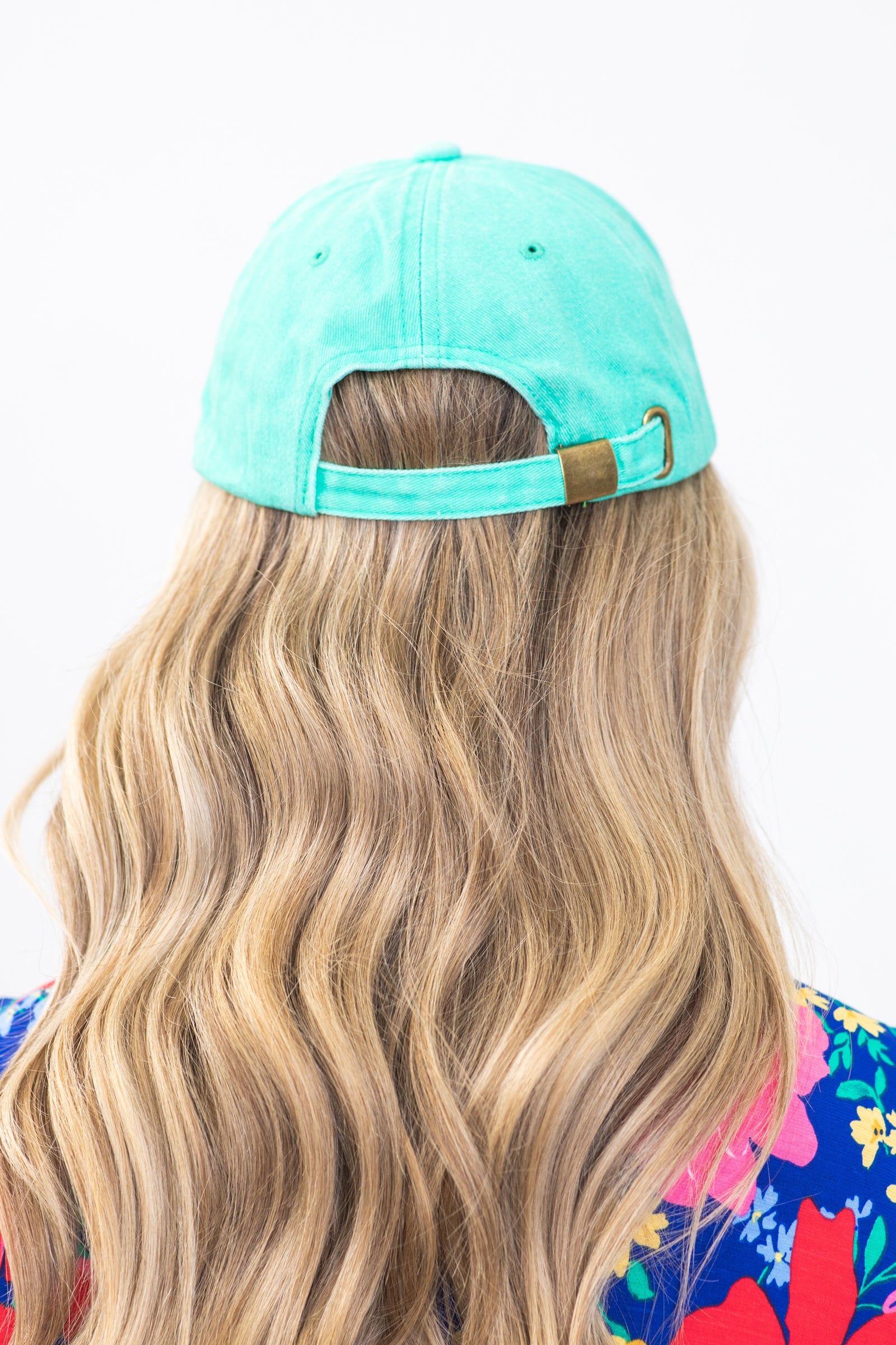 Mint Washed Vintage Baseball Hat · Filly Flair