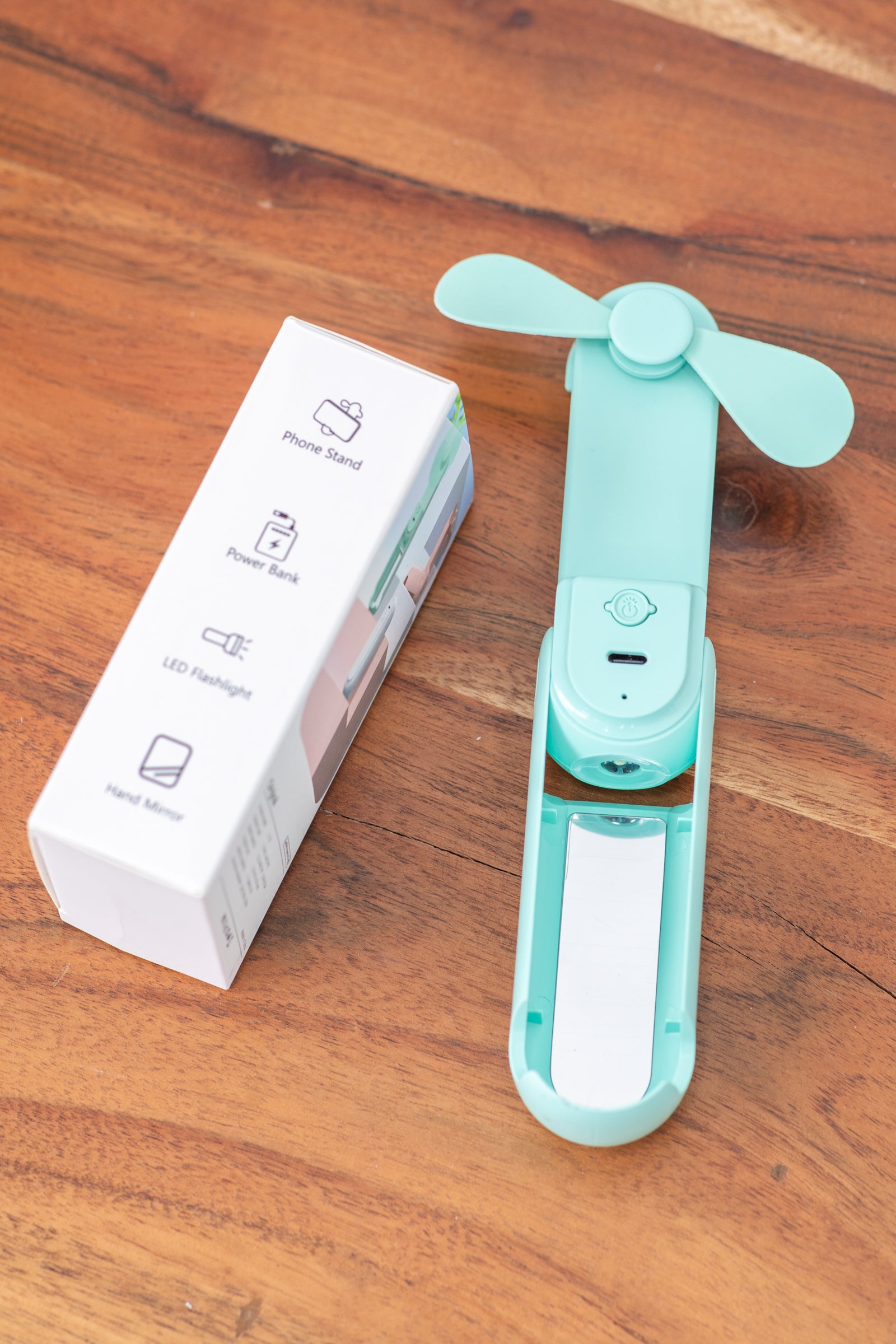 Mint 4-In-1 Portable Folding Mini Hand Fan · Filly Flair