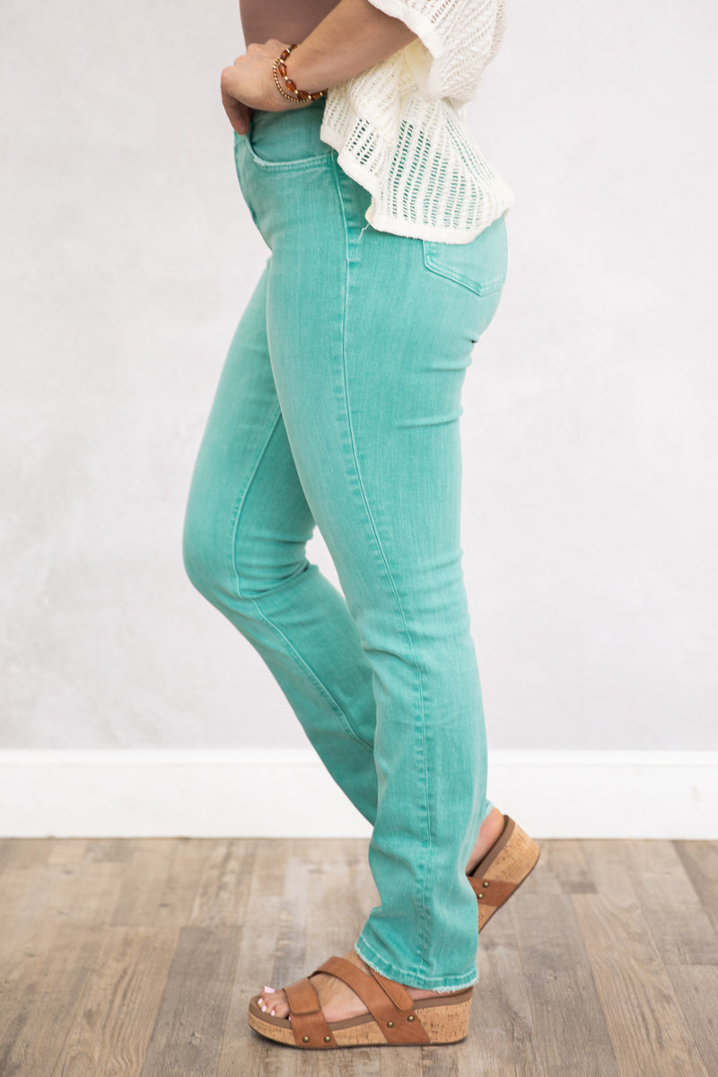Flying Monkey Turquoise Straight Laced Jeans · Filly Flair