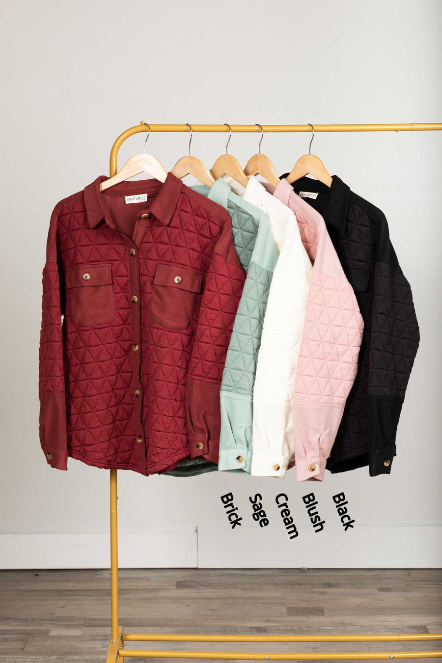 Super Soft Quilted Shacket · Filly Flair