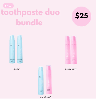 PRE-ORDER Beaut Toothpaste Bundle shipping apx 7/9 · Filly Flair