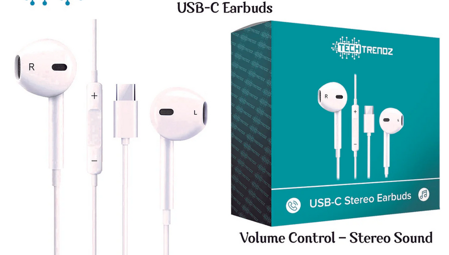 PRE-ORDER Wired USBC Earbuds shipping apx 2/19 · Filly Flair