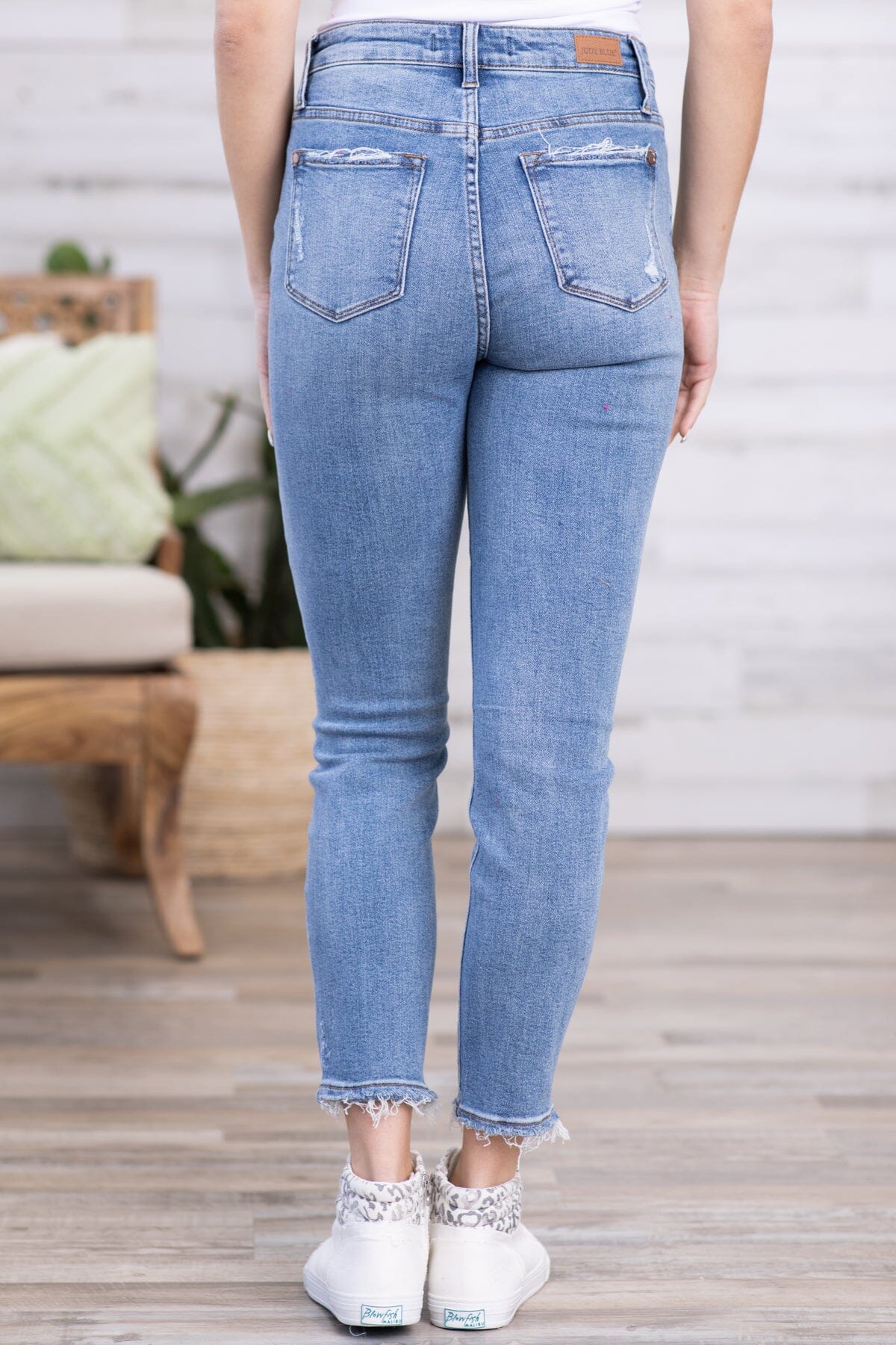 Judy Blue Mineral Wash Relaxed Fit Jeans · Filly Flair